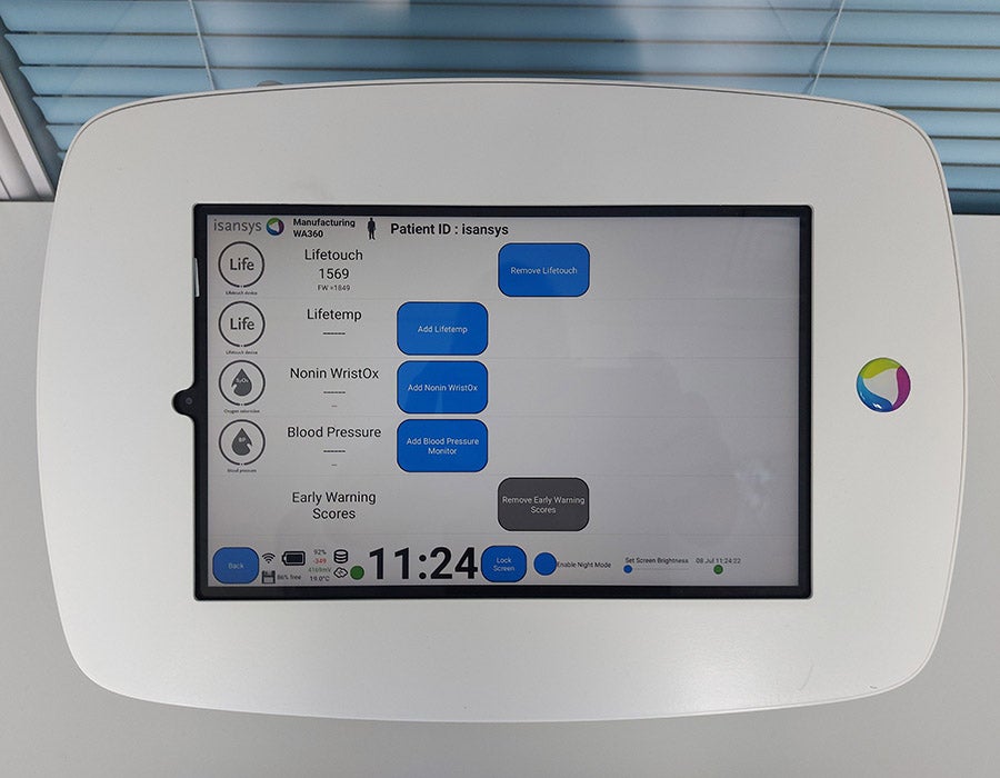 Isansys PSE: Advanced patient monitoring - Bouncepad