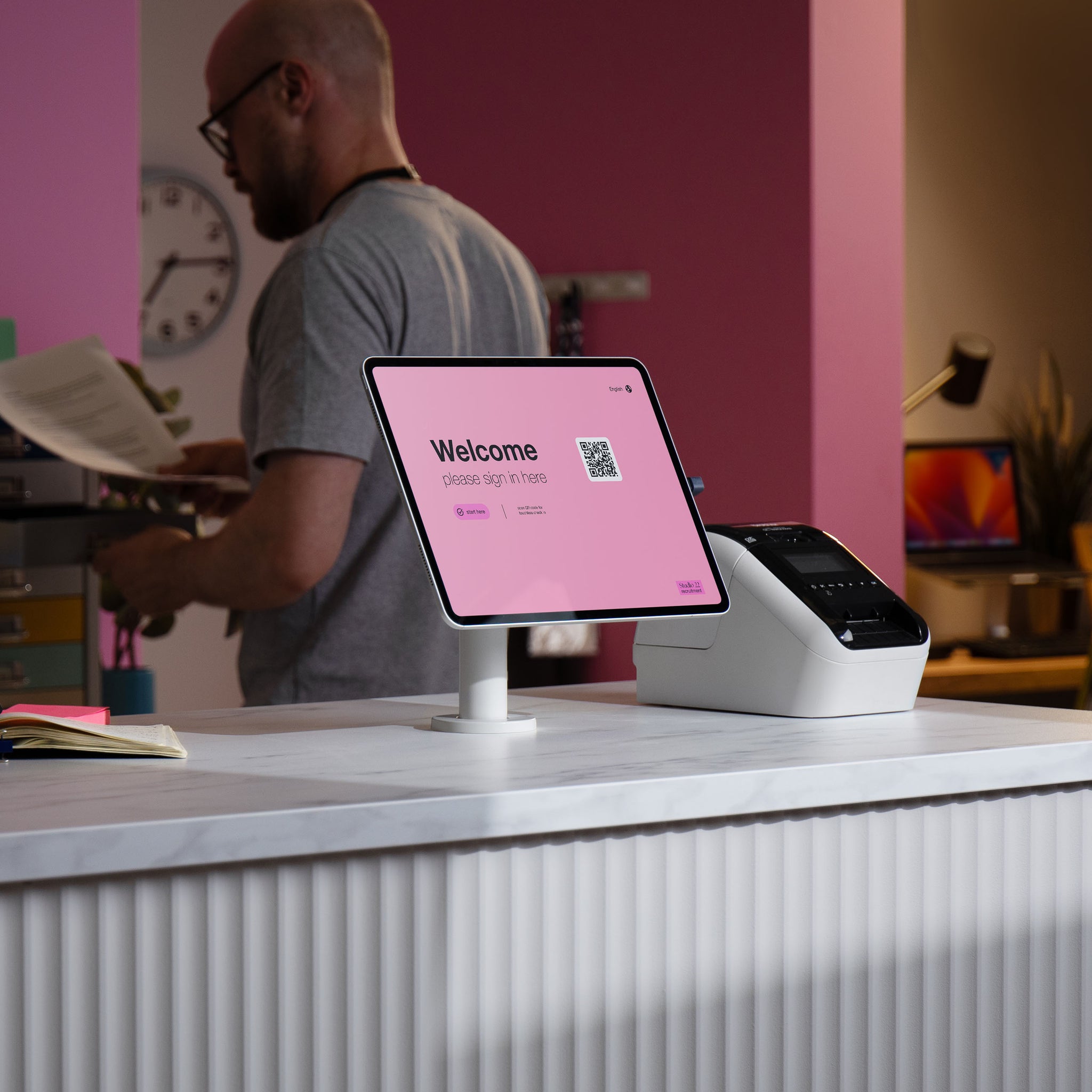 Tablet & iPad Desk Mount | Bouncepad Core Static 60