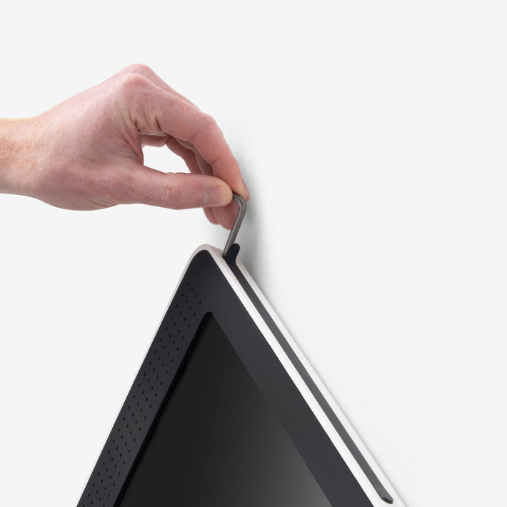 iPad Wall Mount | POE Compatible | Bouncepad Link in White