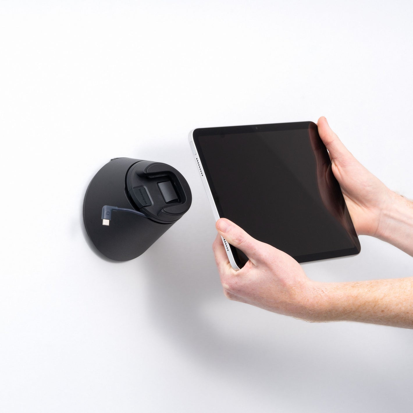 Tablet & iPad Wall Mount & Dock | Bouncepad Click in White