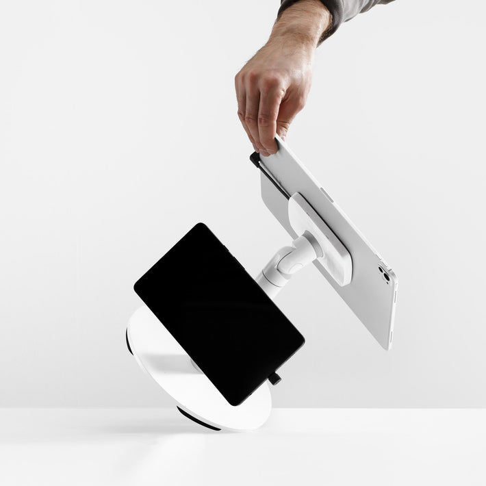 Dual Tablet & iPad Stand | Bouncepad Core Counter Twin