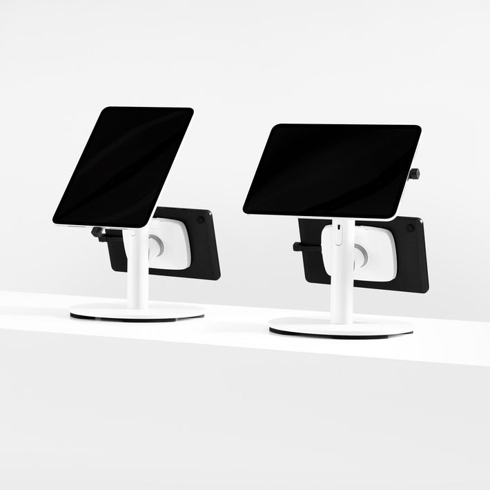 Dual Tablet & iPad Stand | Bouncepad Core Counter Twin