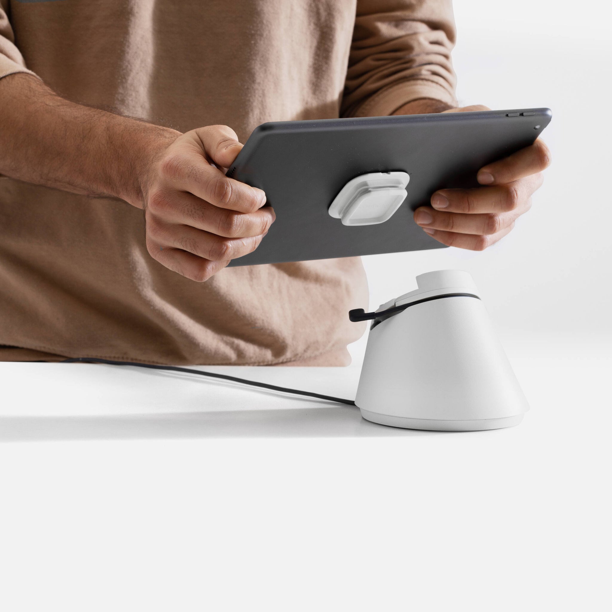 Tablet & iPad POS Stand & Dock | Bouncepad Click in White